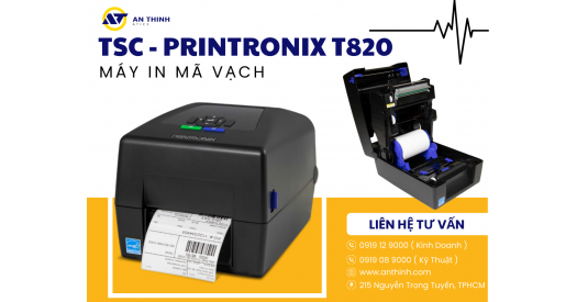 Máy in mã vạch để bàn TSC - Printronix T800-T820, Máy in Văn Phòng ...